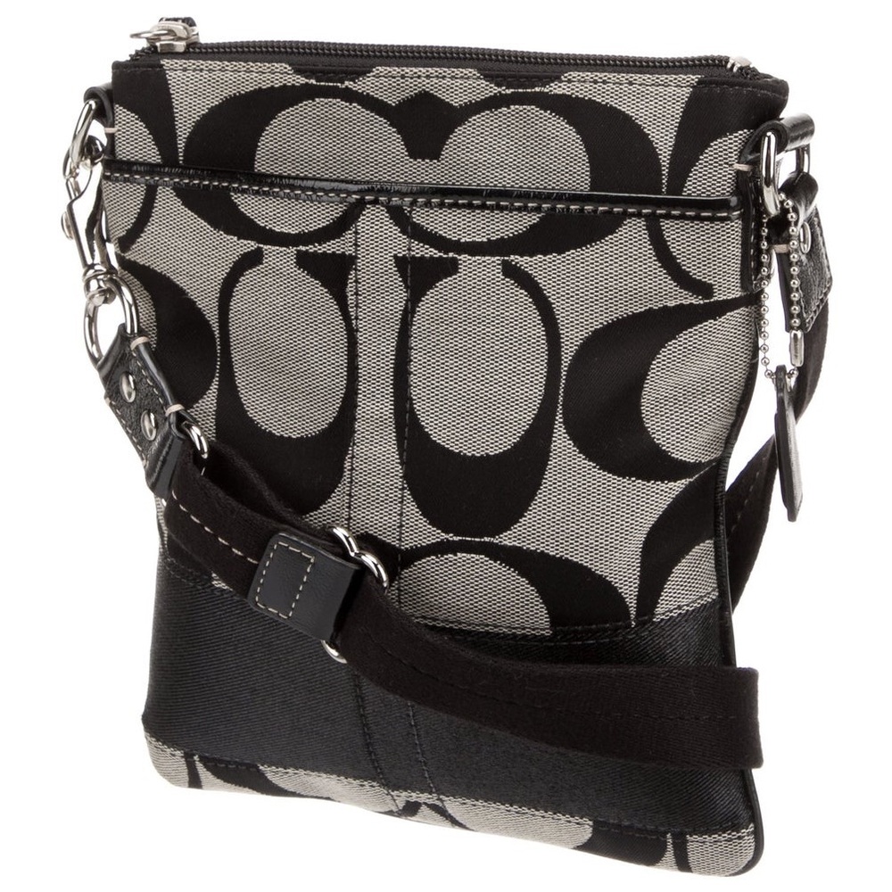 Coach Bag Oversized Monogram Logo Mini Crossbody Mess… - Gem